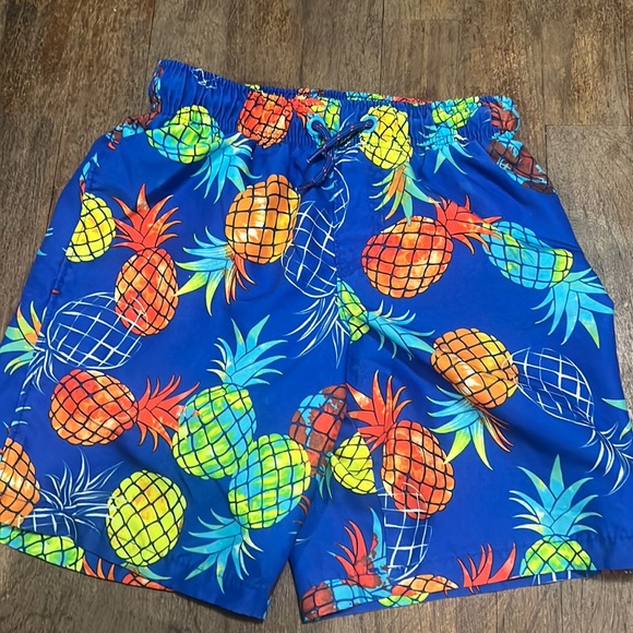 wonder nation | Swim | Boys 67 Wonder Nation Pineapple Swim Trunks Blue ...